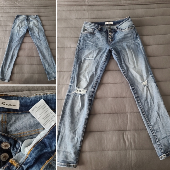 KanCan | Jeans | Euc Kancan Faded Button Up Jeans | Poshmark